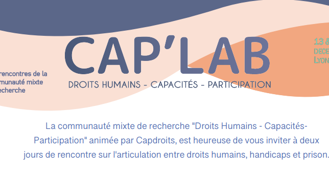 CapLab Lyon – Handicap et prison : quelle place pour les droits humains ...